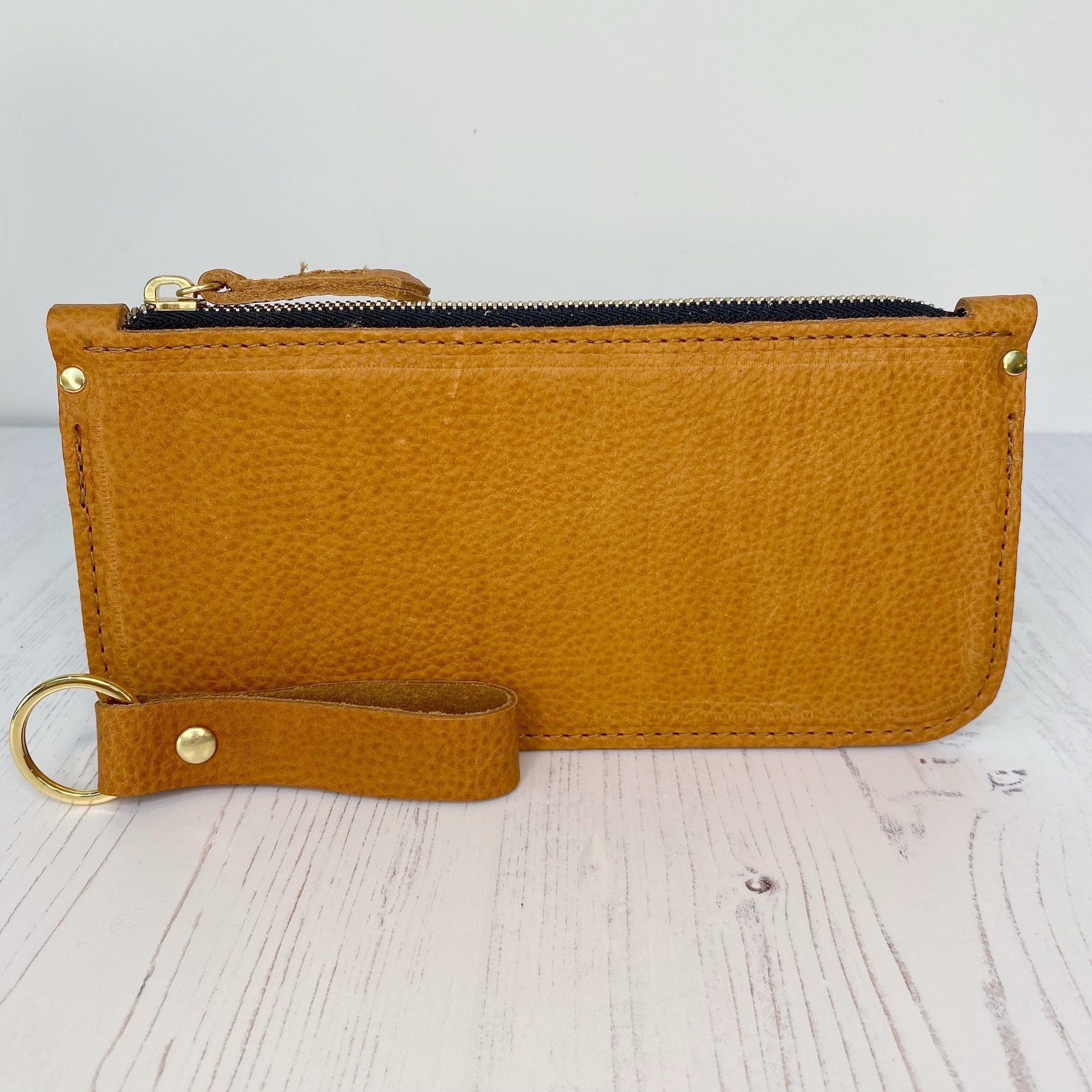 Luxury Leather Purse and Keyring Gift Set | Pedal & Brass